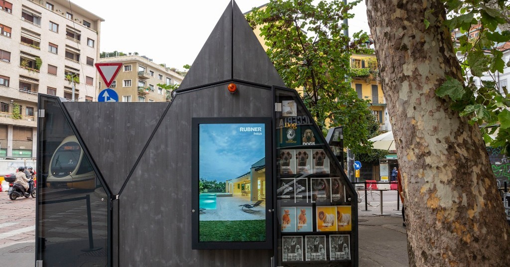 Edicola sostenibile a Milano, ecco Rubner News Haus - GreenStyle