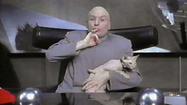 Mr Bigglesworth, il gatto del Dottor Male della serie Austin Powers ...